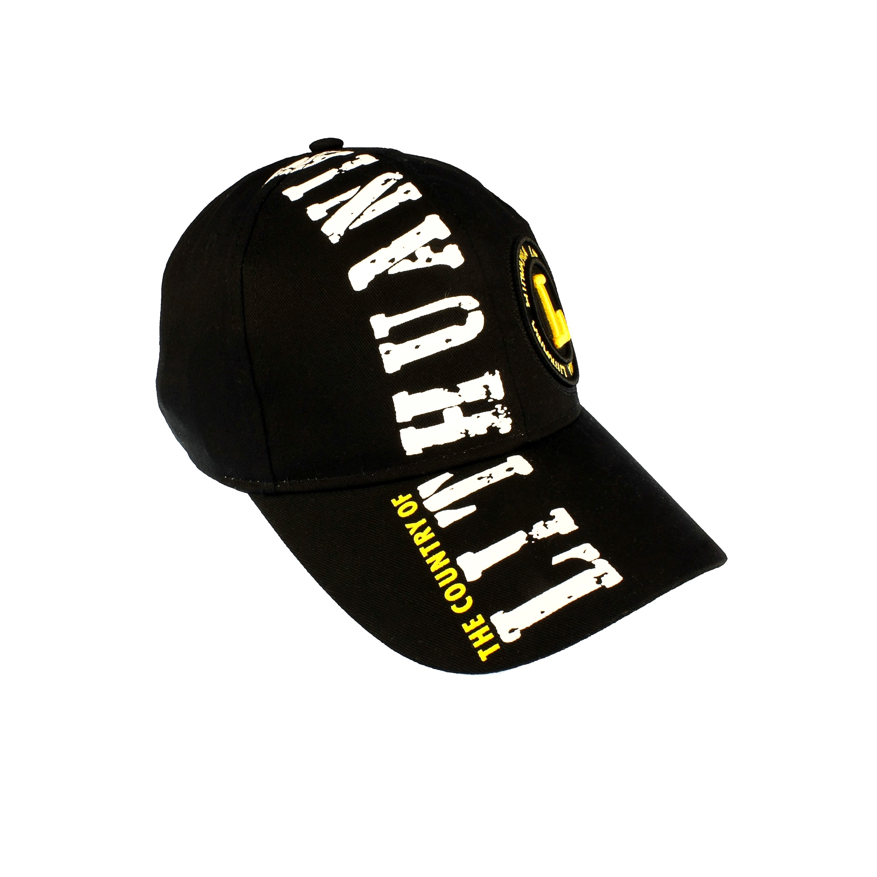 Black color baseball cap The Country of Lithuania, price | Citysouvenirs.lt