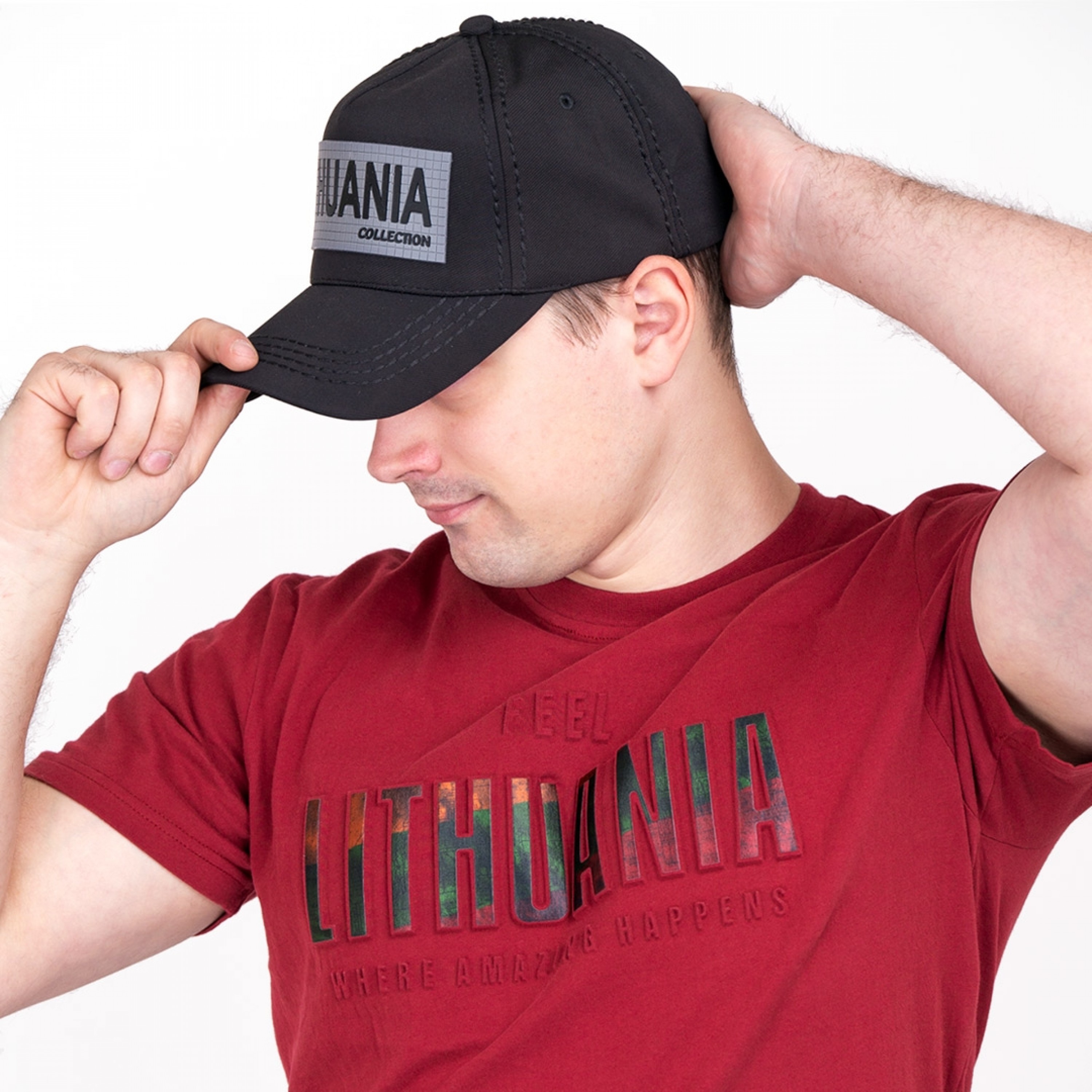 Black color cap Lithuania, price | Citysouvenirs.lt