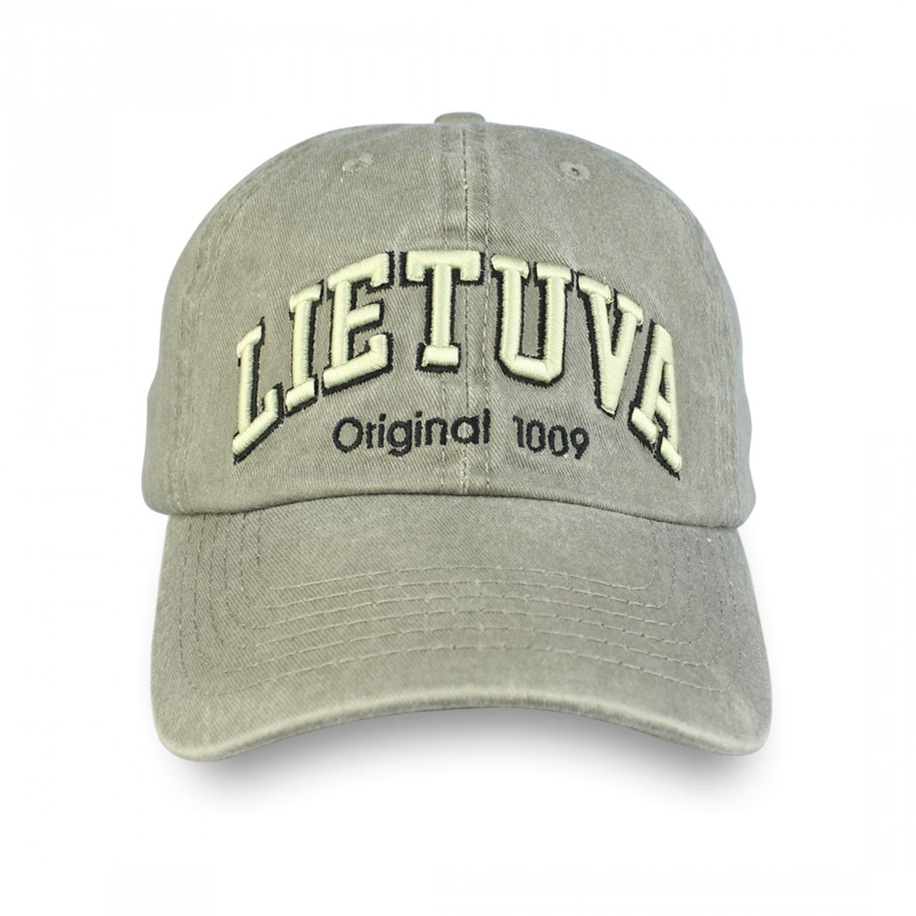 Gray vintage looks baseball cap Lithuania, price | Citysouvenirs.lt