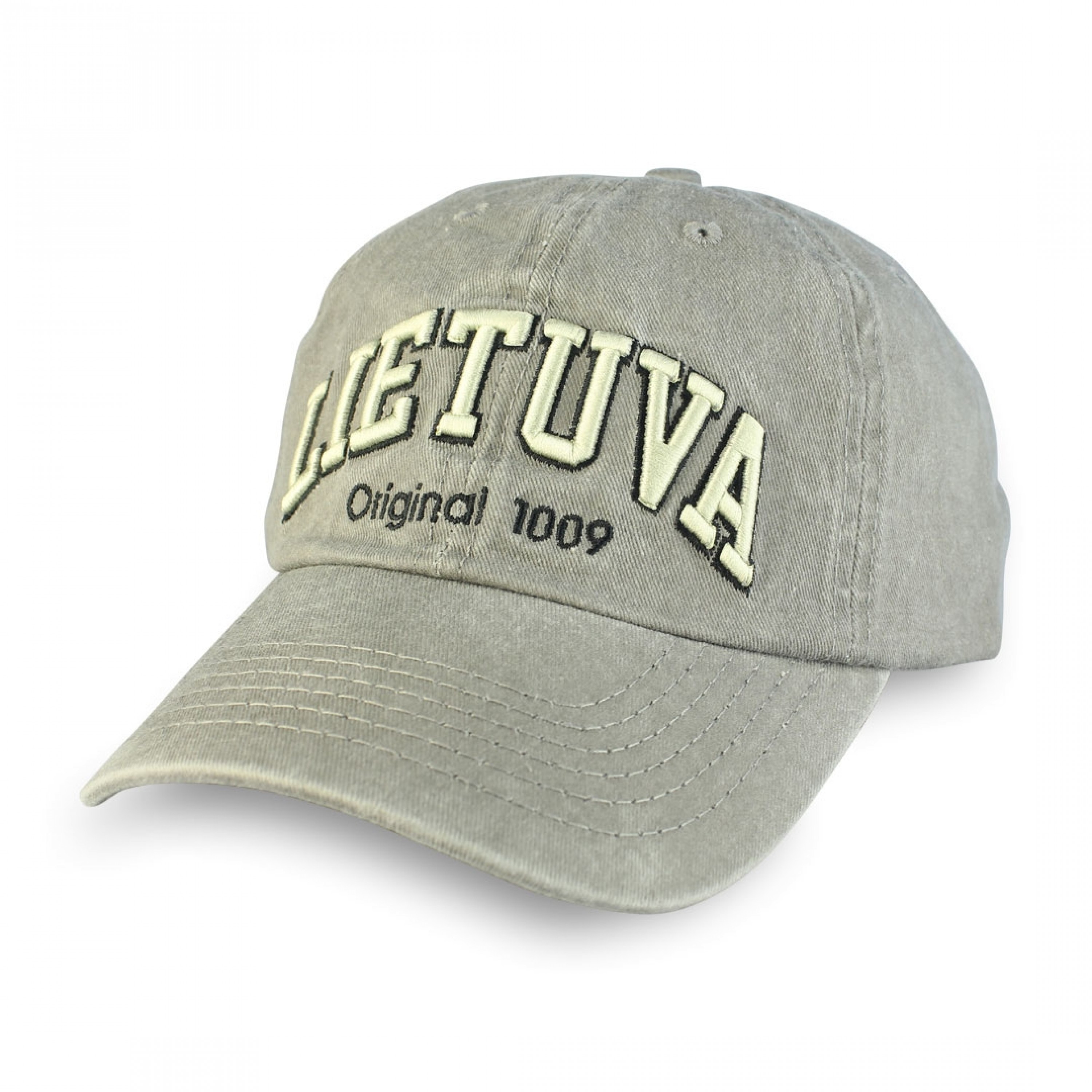 Gray vintage looks baseball cap Lithuania, price | Citysouvenirs.lt