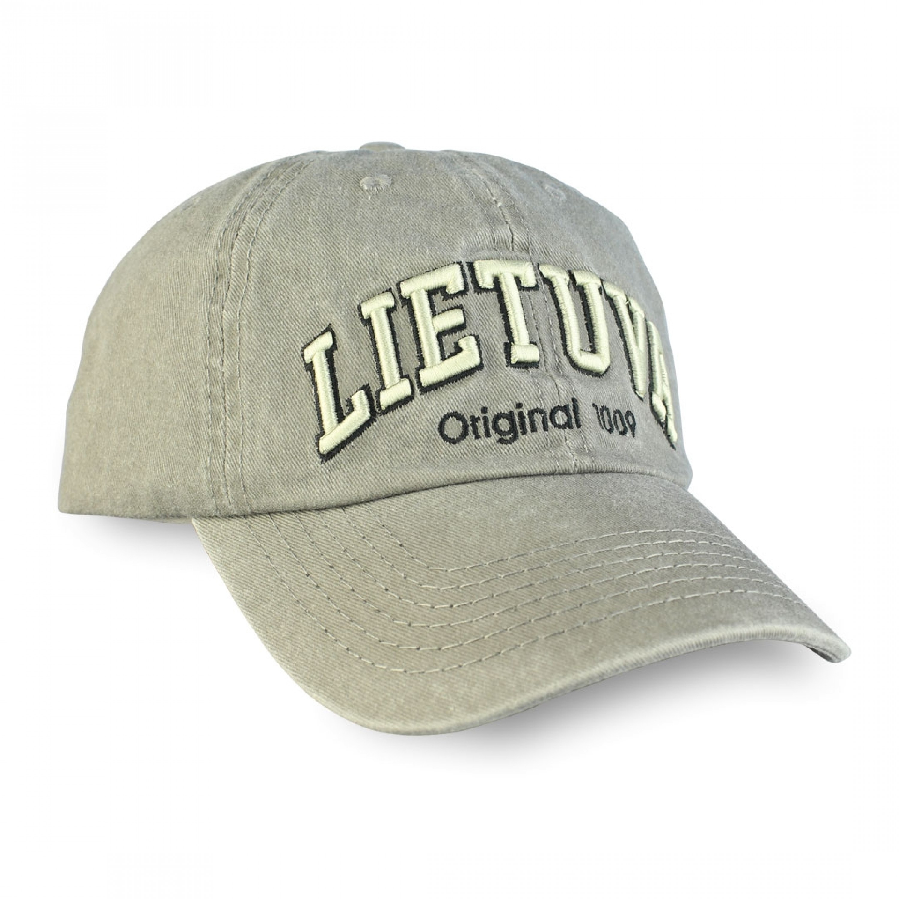 Gray vintage looks baseball cap Lithuania, price | Citysouvenirs.lt