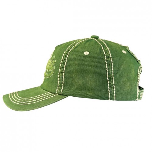 Green denim baseball cap Lithuania, price | Citysouvenirs.lt
