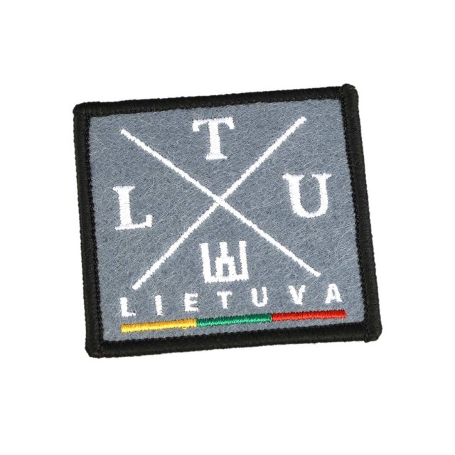 Embroidered patch LTU Lithuania, price | Citysouvenirs.lt
