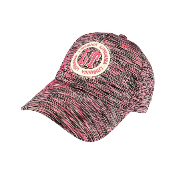 Baseball speckled cap Lithuania LT fuchsia color, price | Citysouvenirs.lt