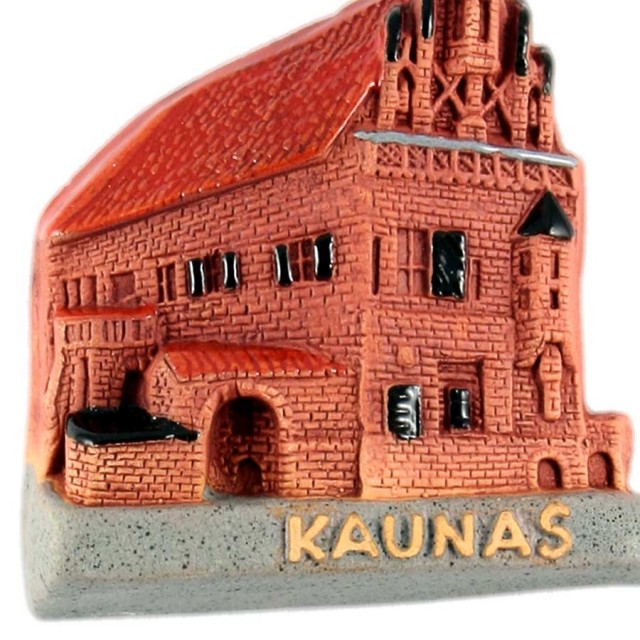 Šaldytuvo magnetukas Perkūno namas, Kaunas, kaina | Citysouvenirs.lt